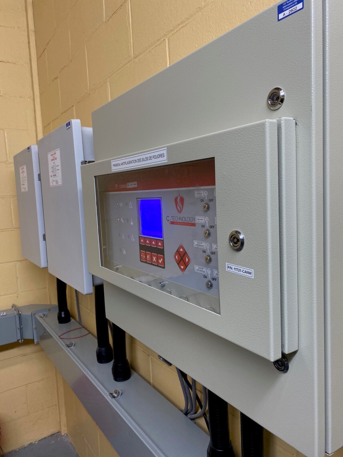 Chemical Suppression System for Explosion Protection