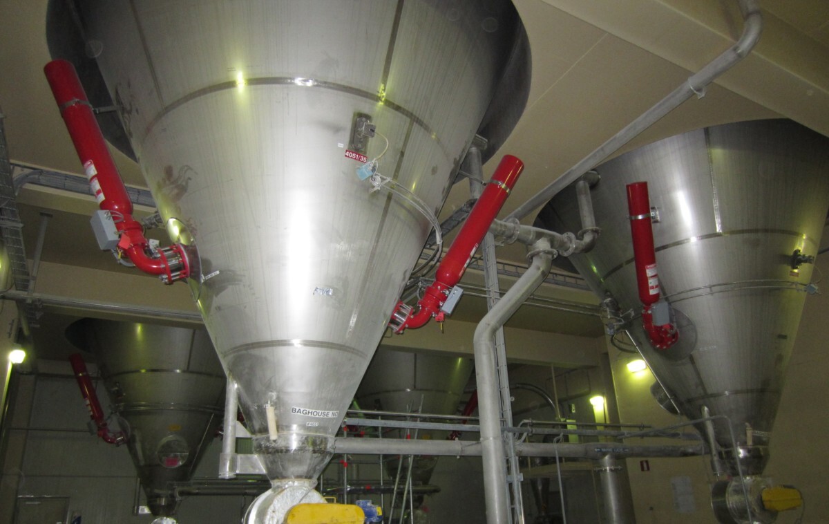 Chemical Suppression System for Explosion Protection