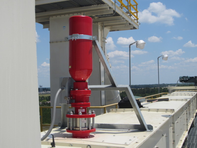 Chemical Suppression System for Explosion Protection